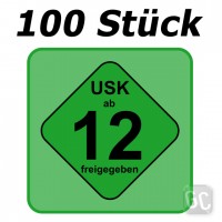 100x USK 12 Aufkleber gebraucht & neu günstig online kaufen | Flohhaus24.de